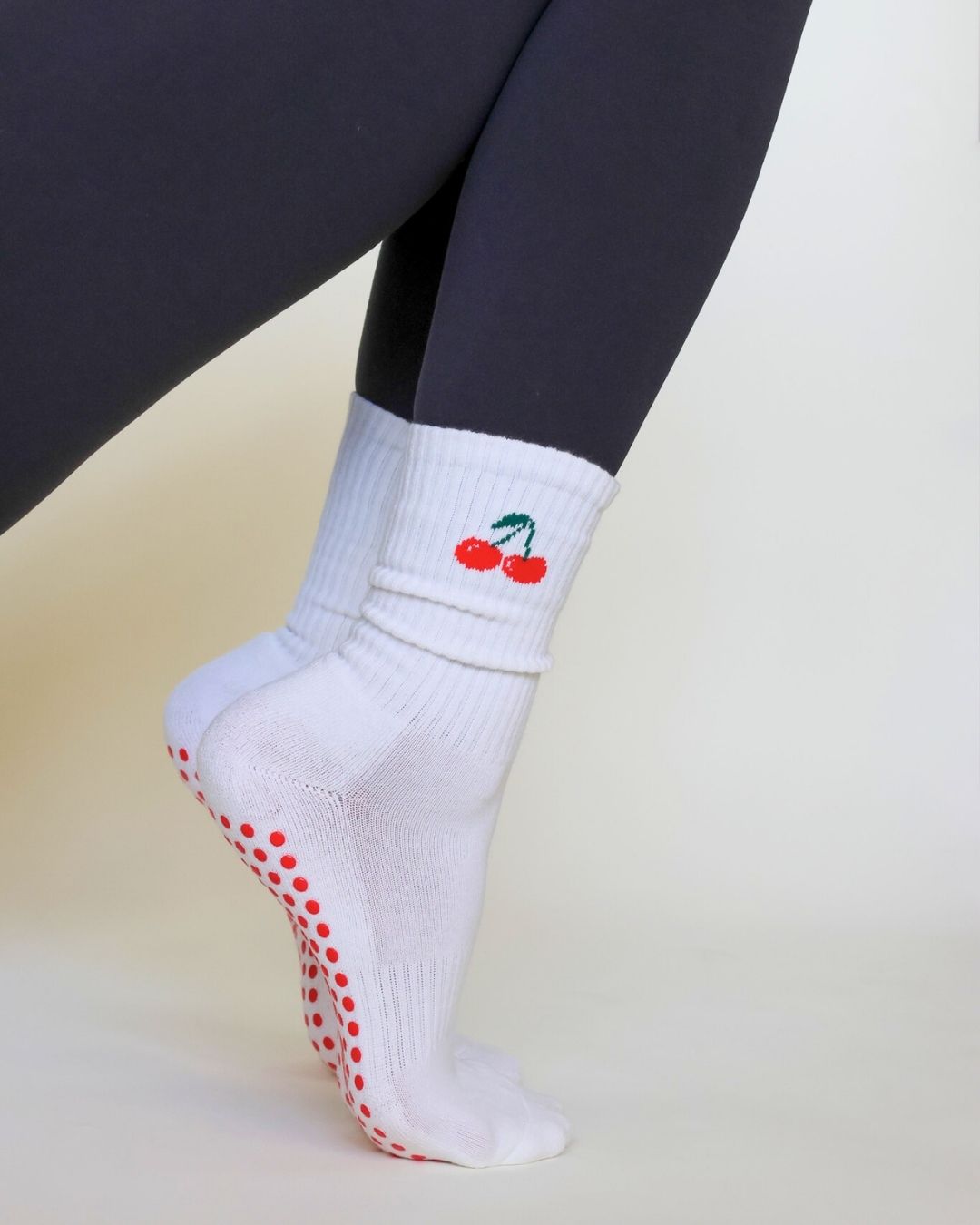 The Cherry Grip Socks | California Grip Socks