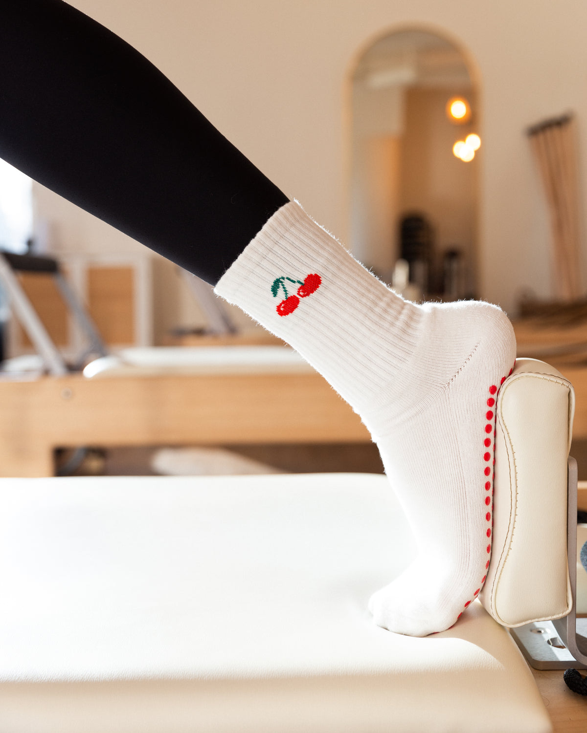 The Cherry Grip Socks | California Grip Socks